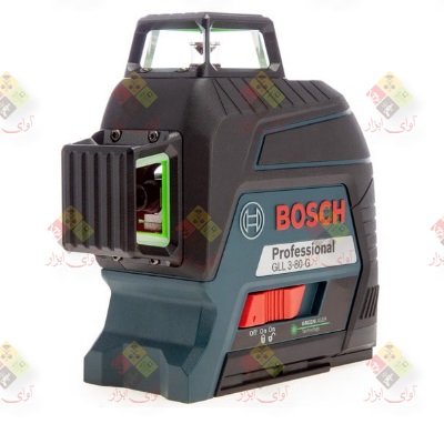تراز لیزری سه خط 360 درجه نور سبز بوش مدل GLL 3-80 G - فروشگاه اینترنتی آوای ابزار + قیمت ارزان تراز